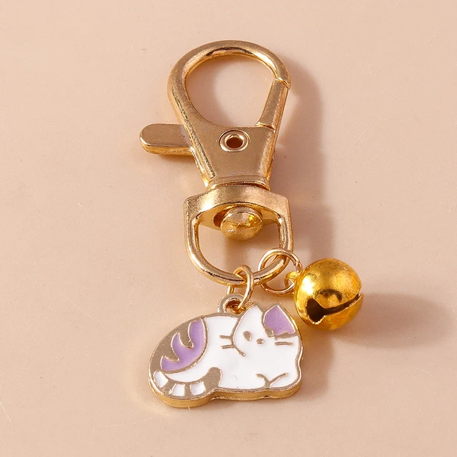 mini cat keyring keychain | lemoncatshop