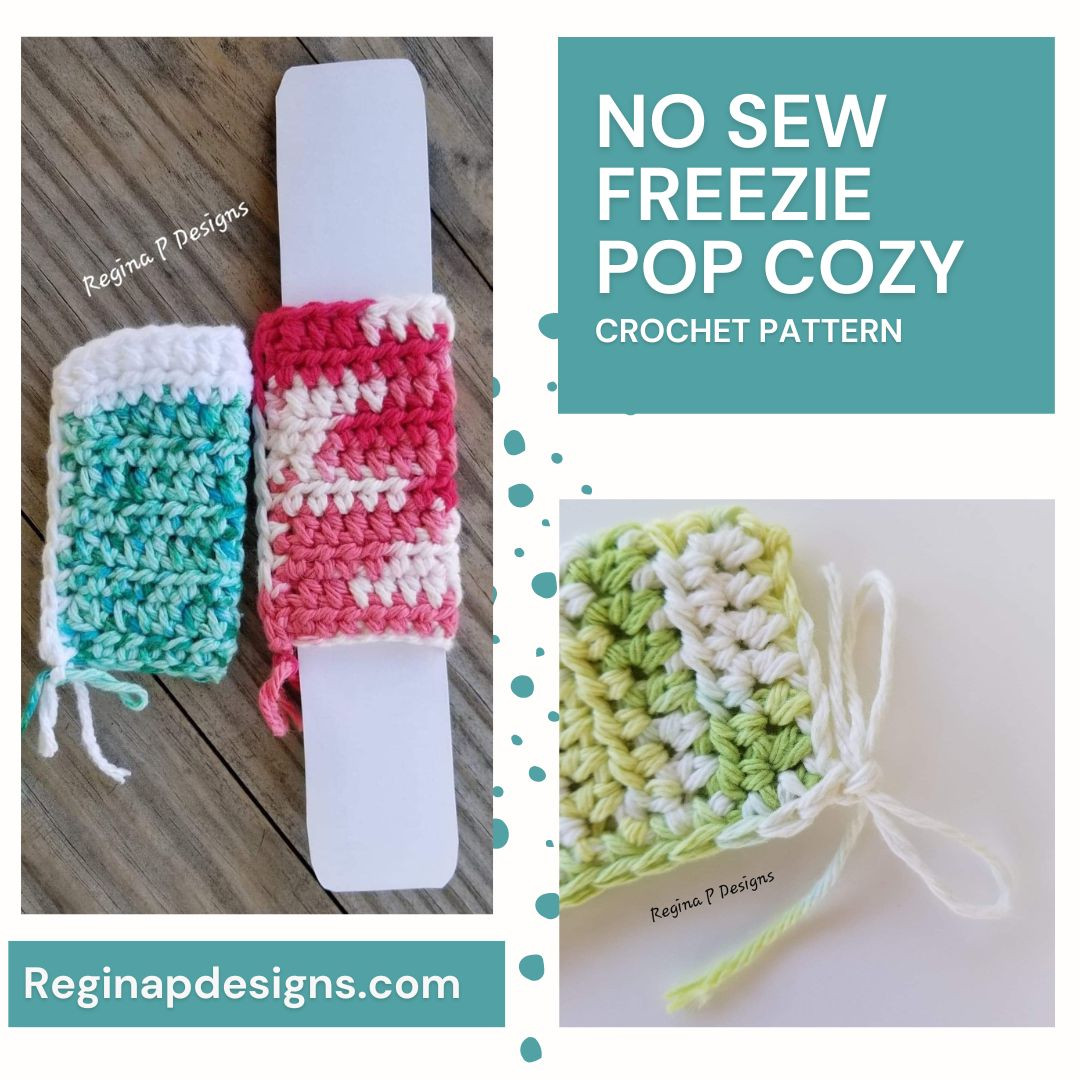 No Sew Freezie Pop Cozy Pattern