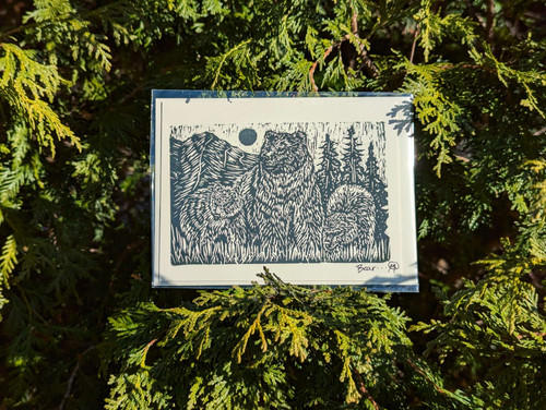 Bear Card | Madi Omo Art