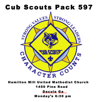 Cub Scouts | United States | Cub Scout Pack 597 | Dacula | pack597.com
