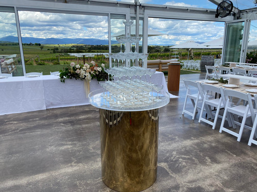 5 Tier Premium Tower with Plinth | Champagne Towers