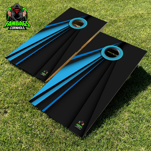 Runway (Blue Corner) Tournament Edition Cornhole Boards | FanBags Cornhole