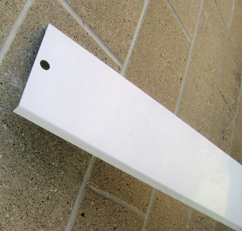 4 ft White Aluminum Reflector Ballast Cover EPCO 14080 for Light Strip ...