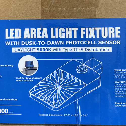 Energetic Lighting 75043 150W 5000K Dark Brown LED Area Light Type III ...