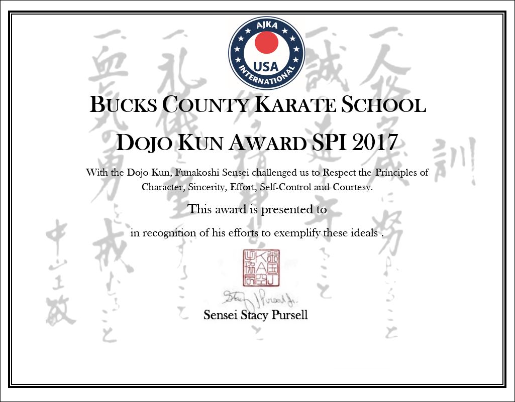 Bucks County Karate | AJKA-I | USA