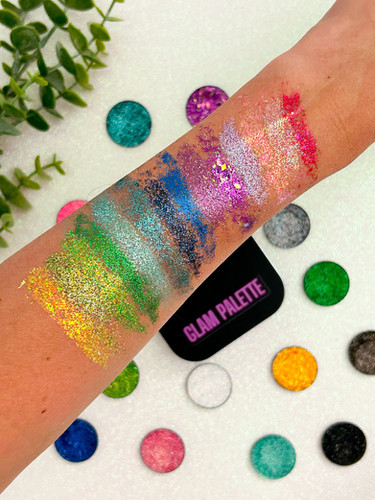Build Your Own Glitter Makeup Palette | Charming Chace