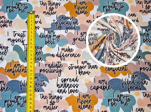 EXCLUSIVE Boho Positive Affirmations | Knighton Fabrics