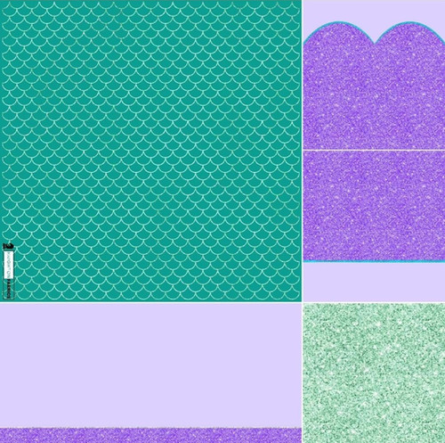 EXCLUSIVE Mermaid Panel | Knighton Fabrics