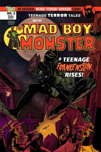 The Mad Boy Monster #2 (Printed Comic Book) | Slasherdesign