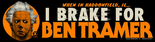 Ben Tramer Bumper Sticker | Slasherdesign