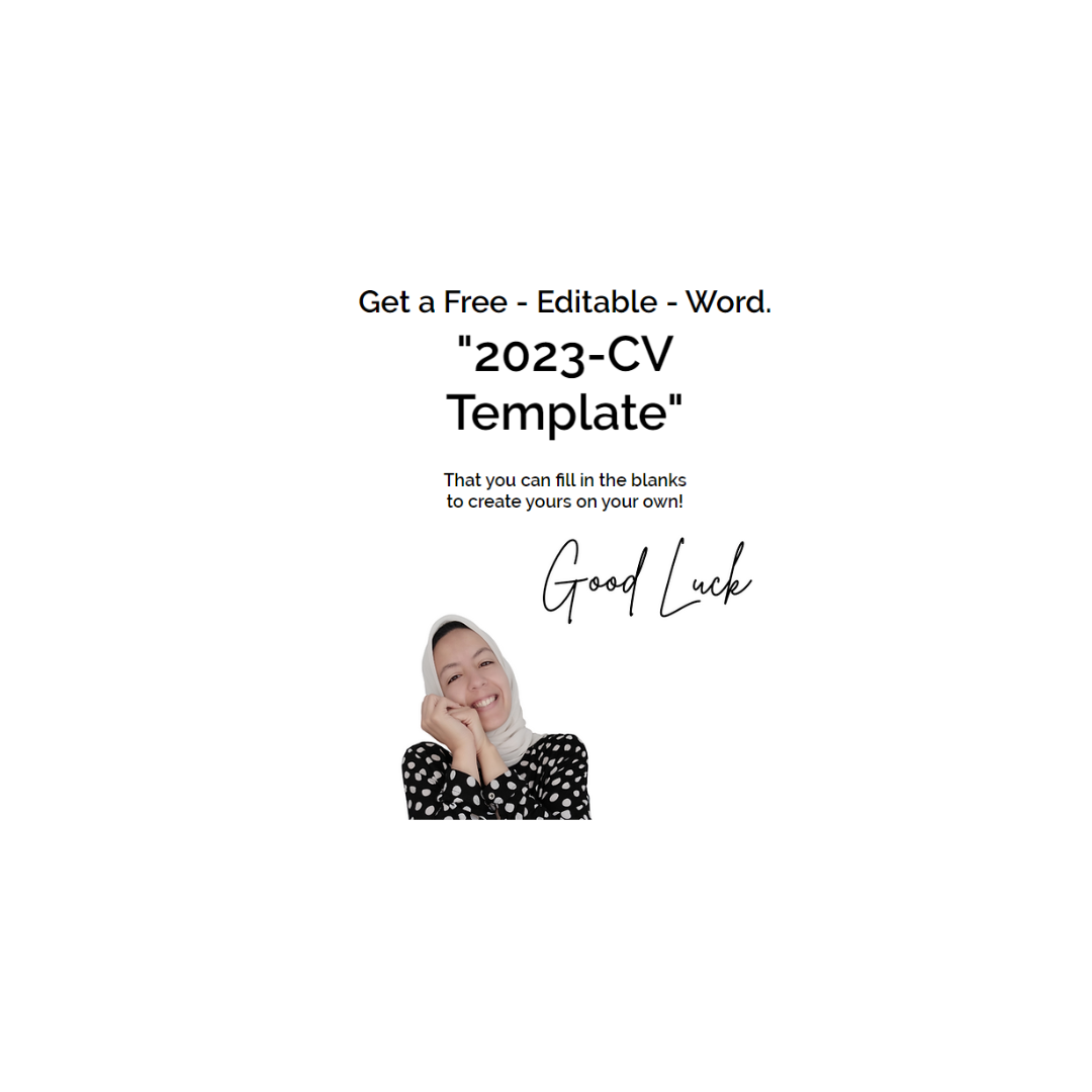 FREE Download 2024 CV Template | Melody Abdou Consultancy