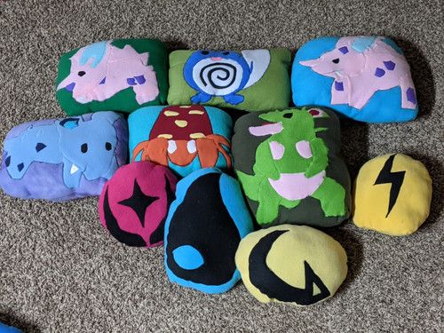 Chibi Poke Pillows | Seifer's Stitches