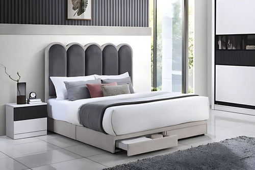 Arch Bed Frame With Drawers | Mixhome Design