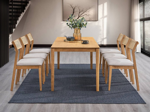 Jon(N) 6 Seater Muji Dining Set | 1.8m | Mixhome Design