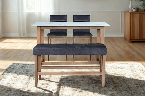 Brandon Solid Wood Island Table Set | 1.4m | Mixhome Design