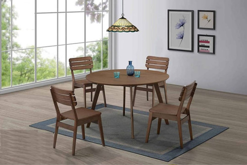 Husley(R) 4 Seater Round Dining Set | Mixhome Design