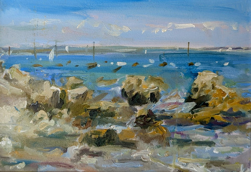 Quay Rocks - Steve Kinder | Seaview Art Gallery