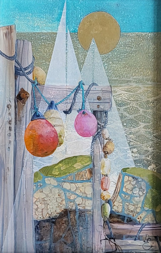 Coastal Textures - Daphne Ellman SWA | Seaview Art Gallery