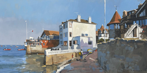 Yacht Club View - Seaview Waterfront - Andrew Hird | Seaview Art Gallery