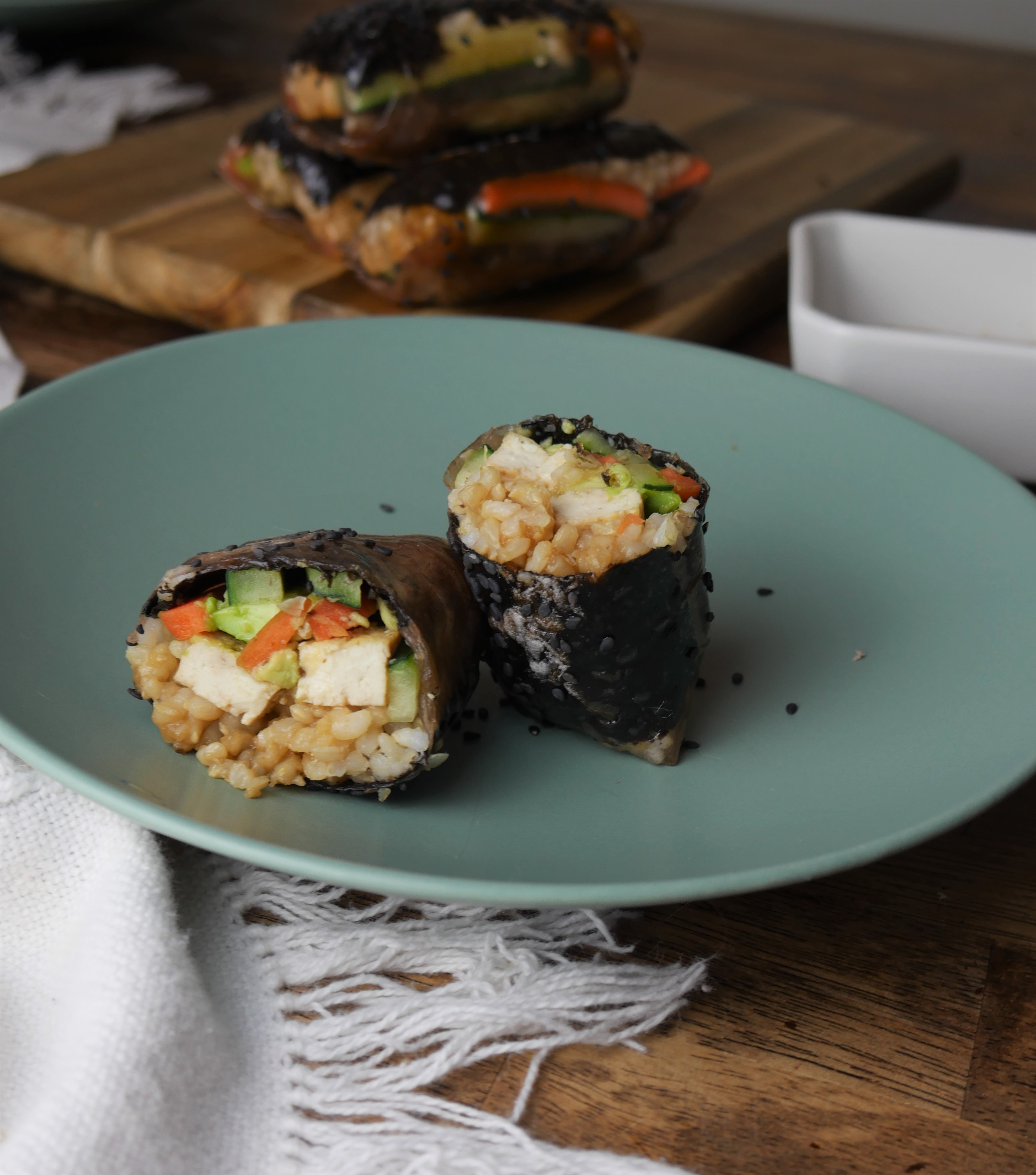 Rice Paper Sushi Rolls