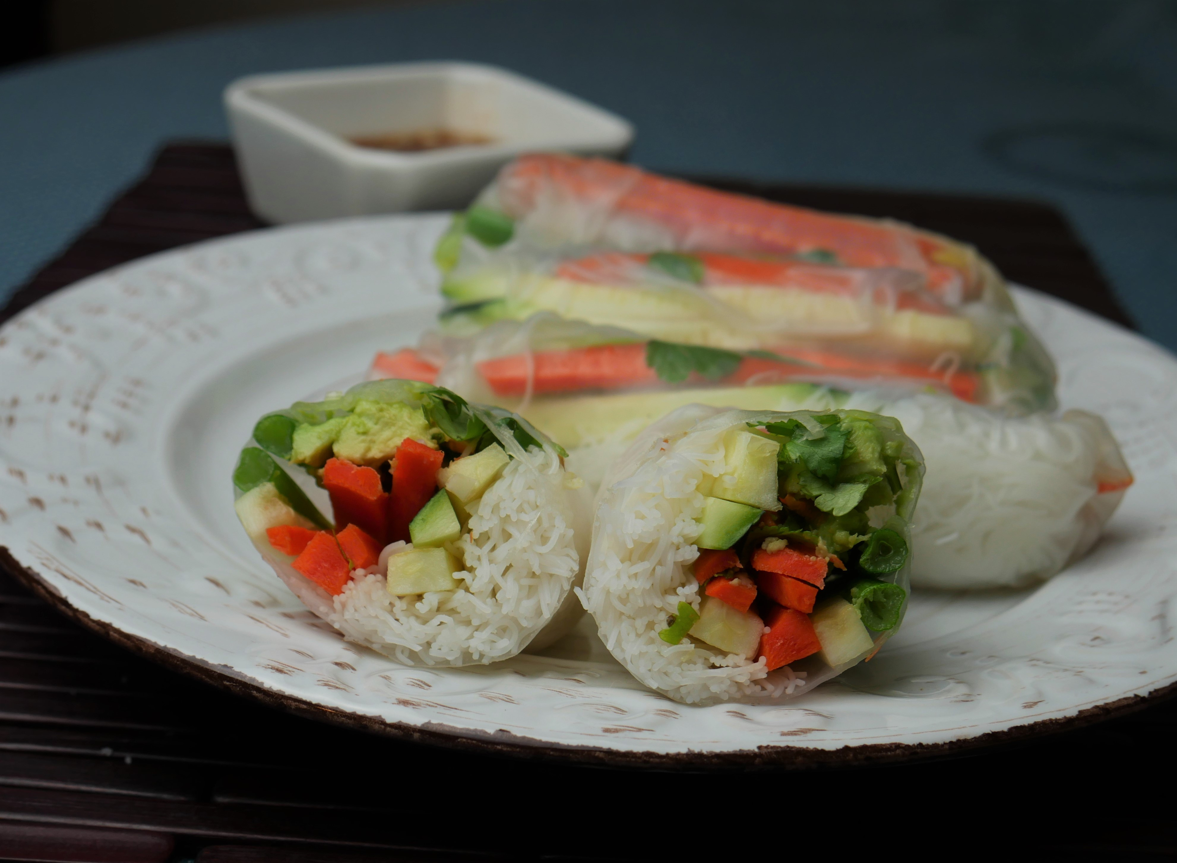 Rice Noodle Spring Rolls