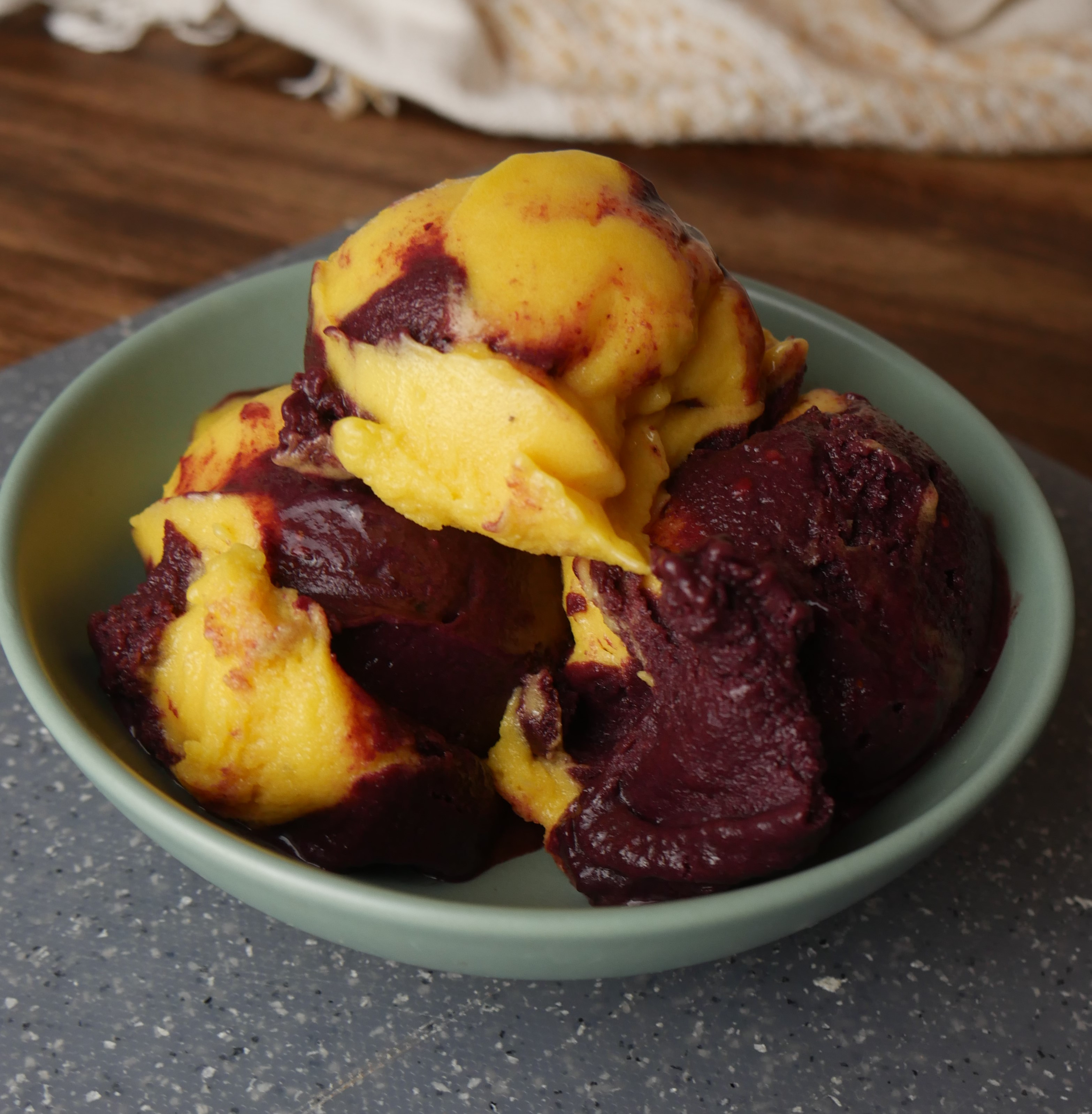 Mango Acai Sorbet