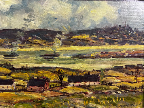 Thomas Garside (Canadian 1913-1998) Landscape oil painting | Martine ...