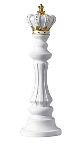 PIEZA DEL REY DE AJEDREZ BLANCO 30 cm | omnichess