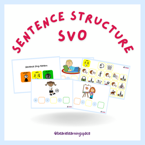 SVO Sentence Structure | Bearie LearningSpace