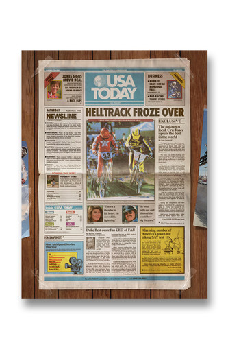 RAD USA TODAY Cover Page Poster | Rewind