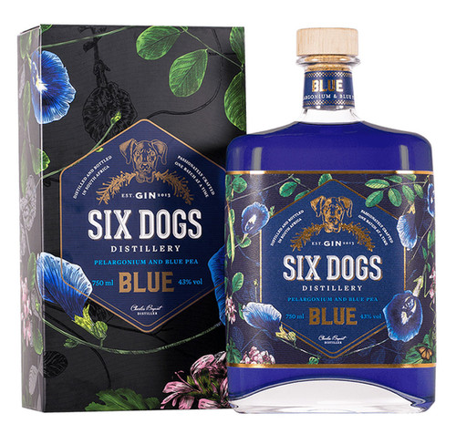 Six Dogs Blue Gin 700ml 43% | Eckbergital