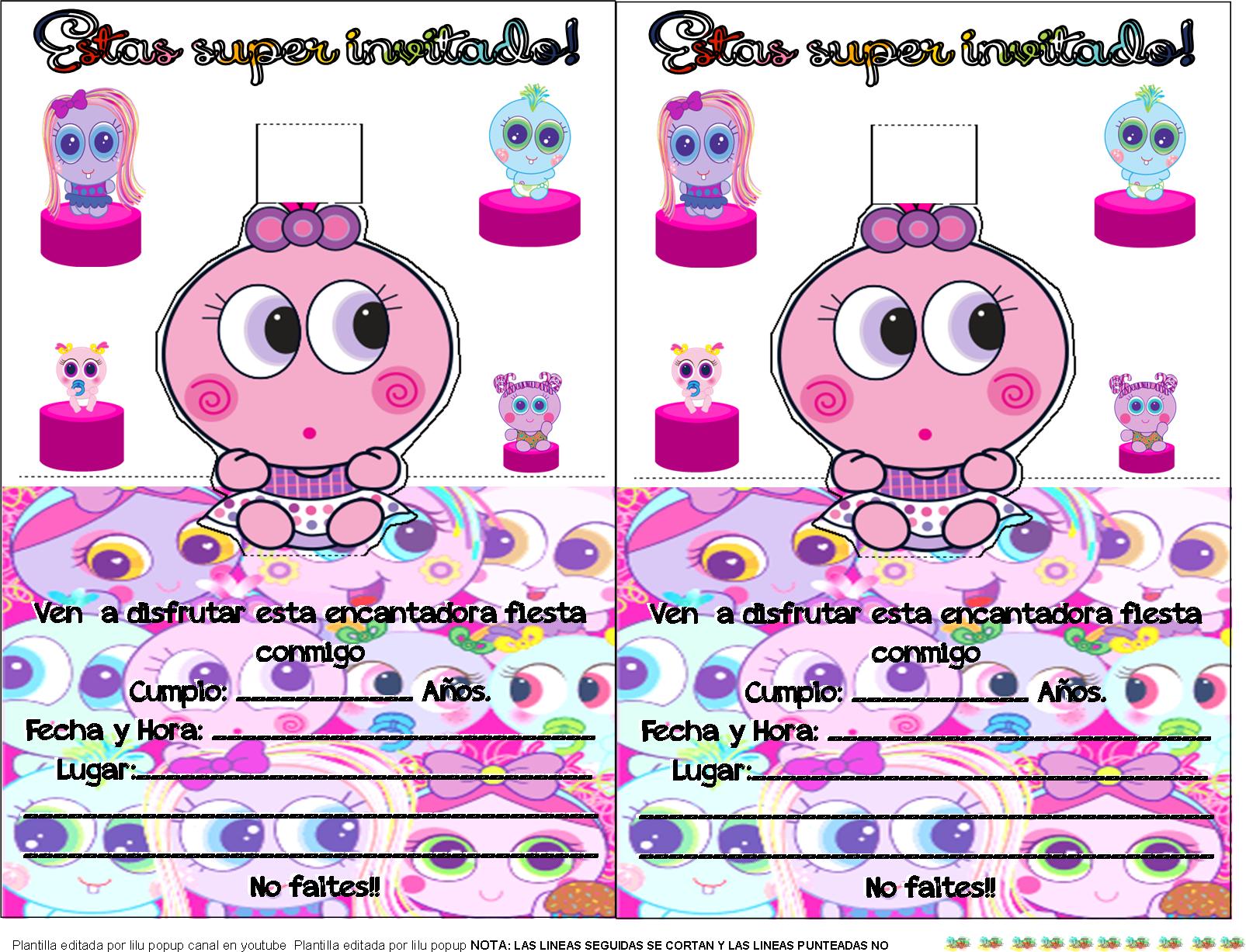 INVITACIONES CON TUTORIALES | yulimontes