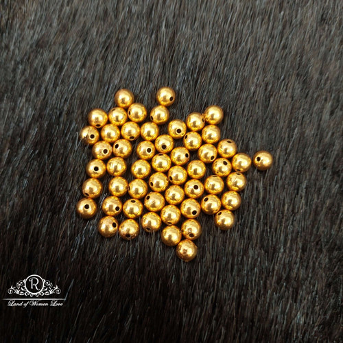 Silver Gold Ball Design-JR94 (Single ball) | Ramala Jewellery