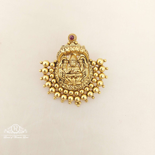 Silver Nagoru Lakshmi Devi Locket-M124 | Ramala Jewellery