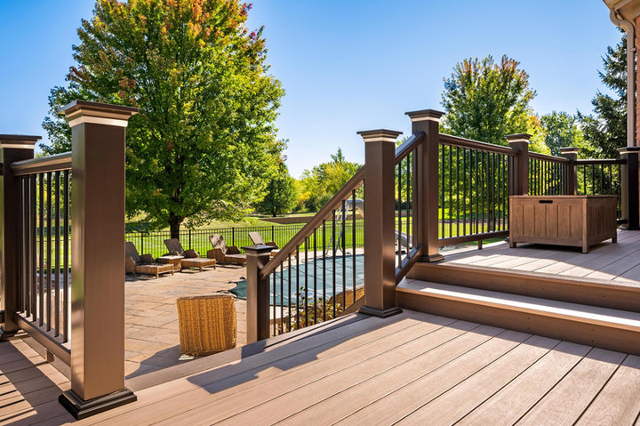 Timbertech Landmark French White Oak Decking, Outdoor Kitchen & Azek ...