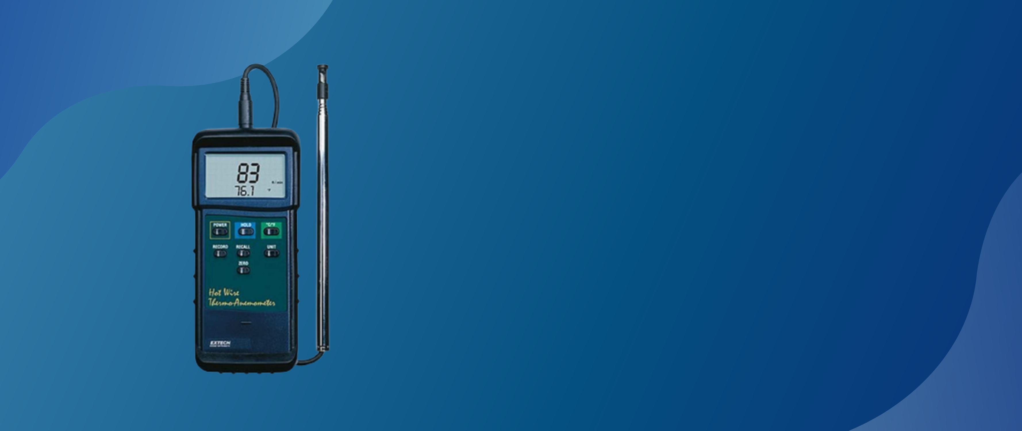 Anemómetro térmico de alambre caliente E-407123