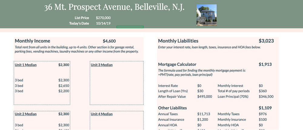 How I analyze & make offers on multi-family houses
