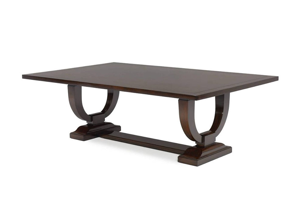 Bausman 96 Inch Pedestal Dining Table | MyGo2Girl