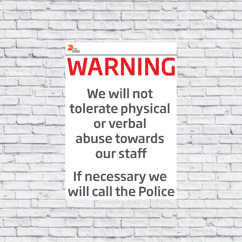 Abuse Warning Sign | website