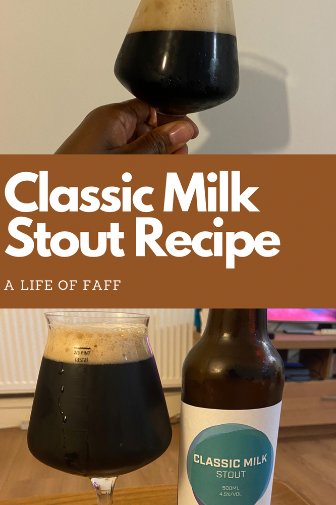Brew #12: Classic Milk Stout