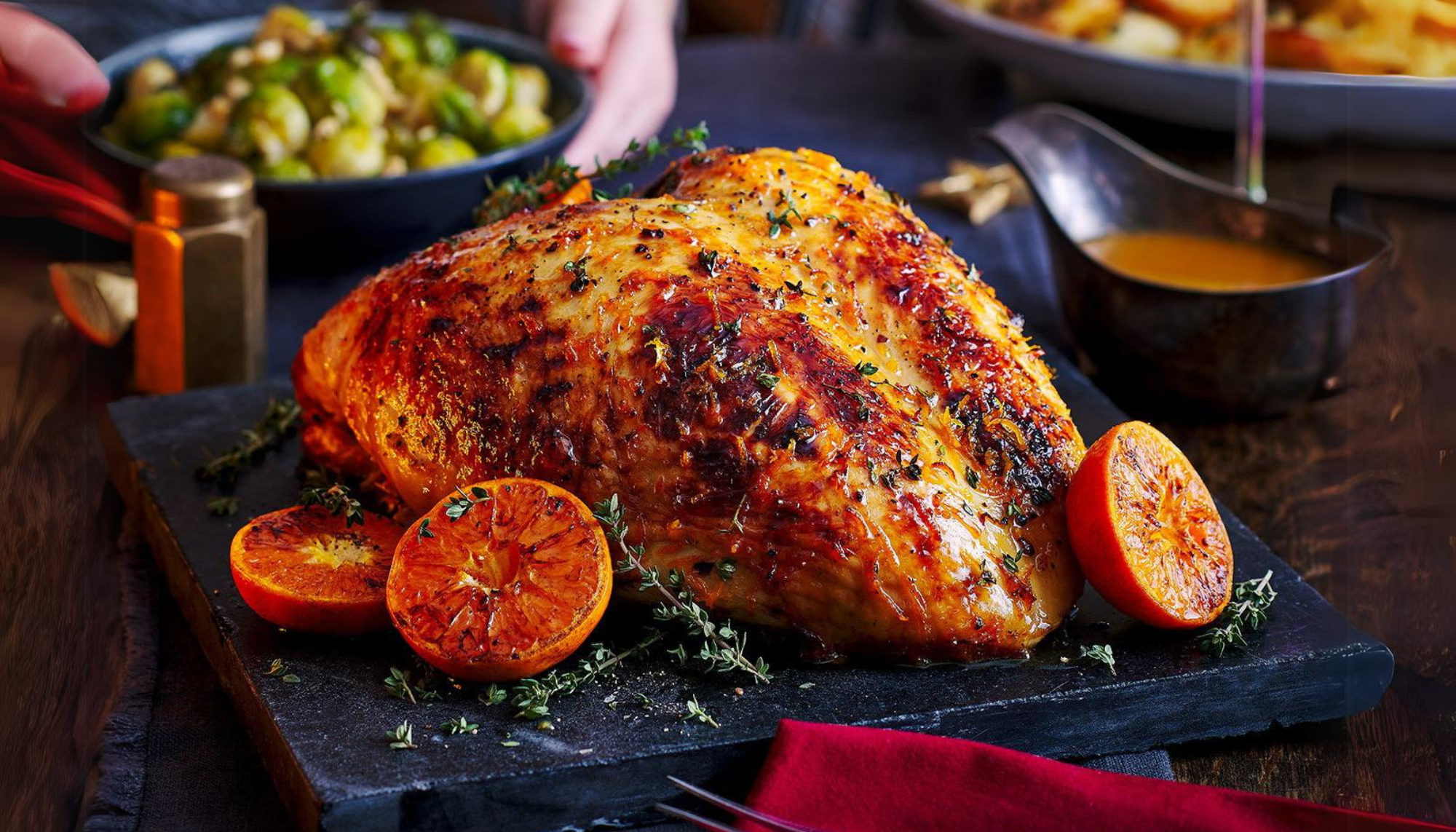 Orange & Honey Glazed Turkey Buffe