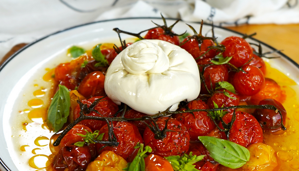 Vannella Cheese Roasted Tomato & Burrata Salad