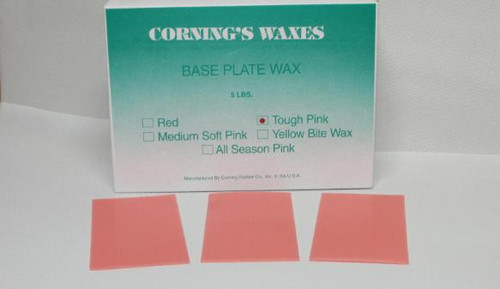 Tough Pink Base Plate Wax | Corning Waxes