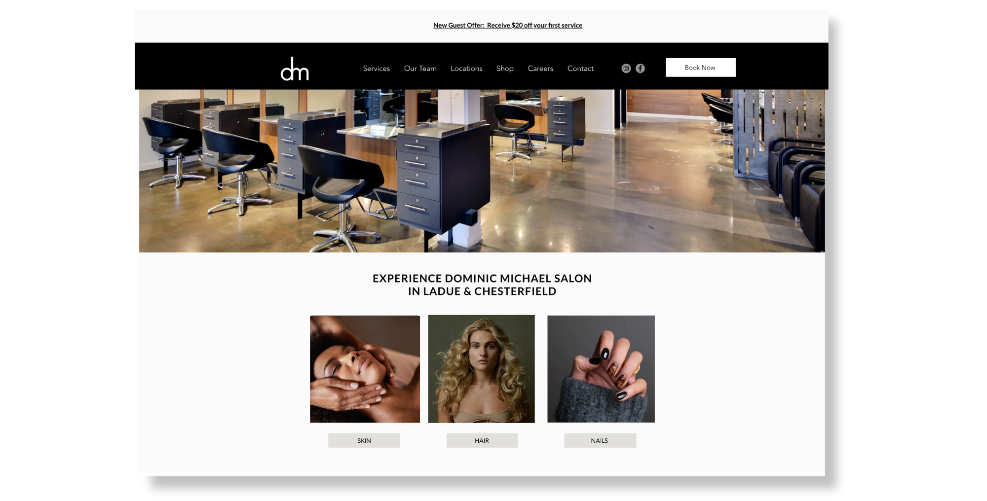 Dominic Michael Salon | Evoke Creative Co.