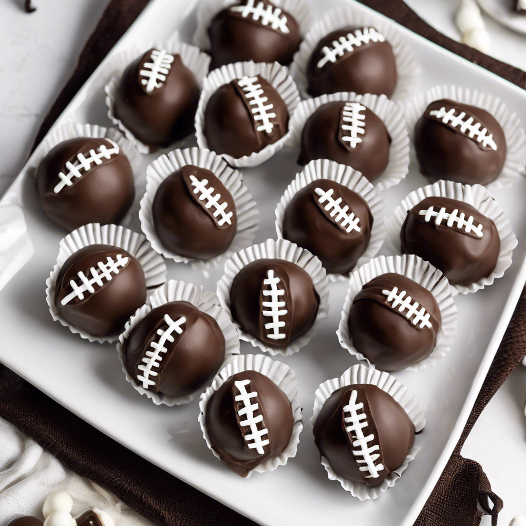 Football Oreo Truffles