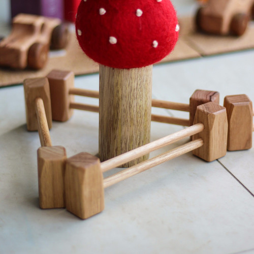 Wooden play fences | Once a Tree