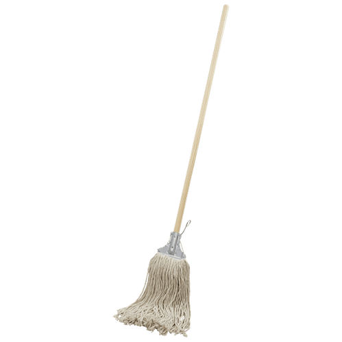 Industrial Fan Mop - Durable 1.2m Mop with Wooden Handle | Spillguard