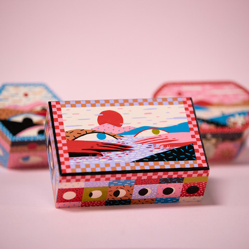 Wooden Box #3 Rectangular Landscape | Yukai Du