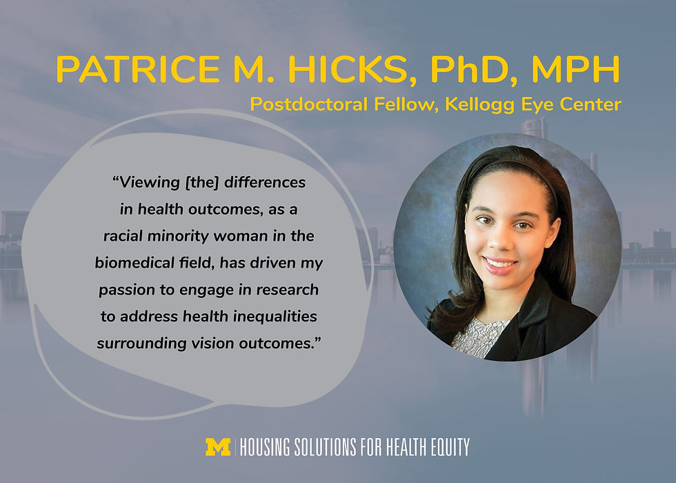 Expert Spotlight: Patrice M. Hicks, PhD, MPH