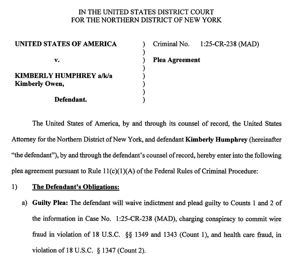 Former Prime Capital VP Kimberly Humphrey Pleads Guilty | Funder Intel